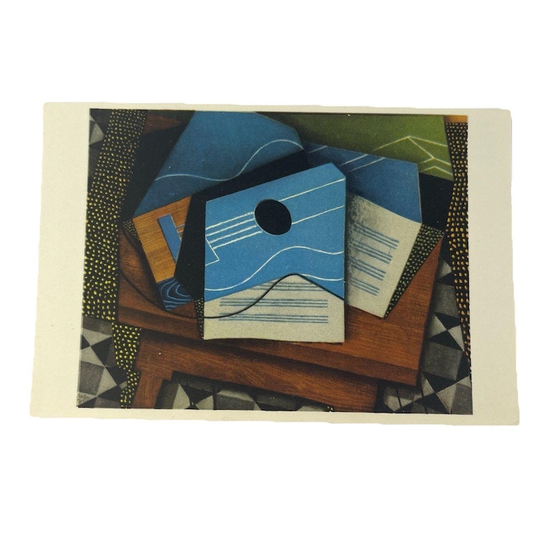 Postcard Juan Gris. Still Life Guitar 1915 No. 241 Cubist Style ...