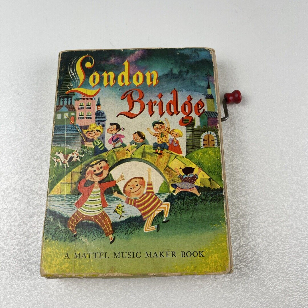 1952 Mattel Music Maker Book. London Bridge. Broken. Decoration - Etsy