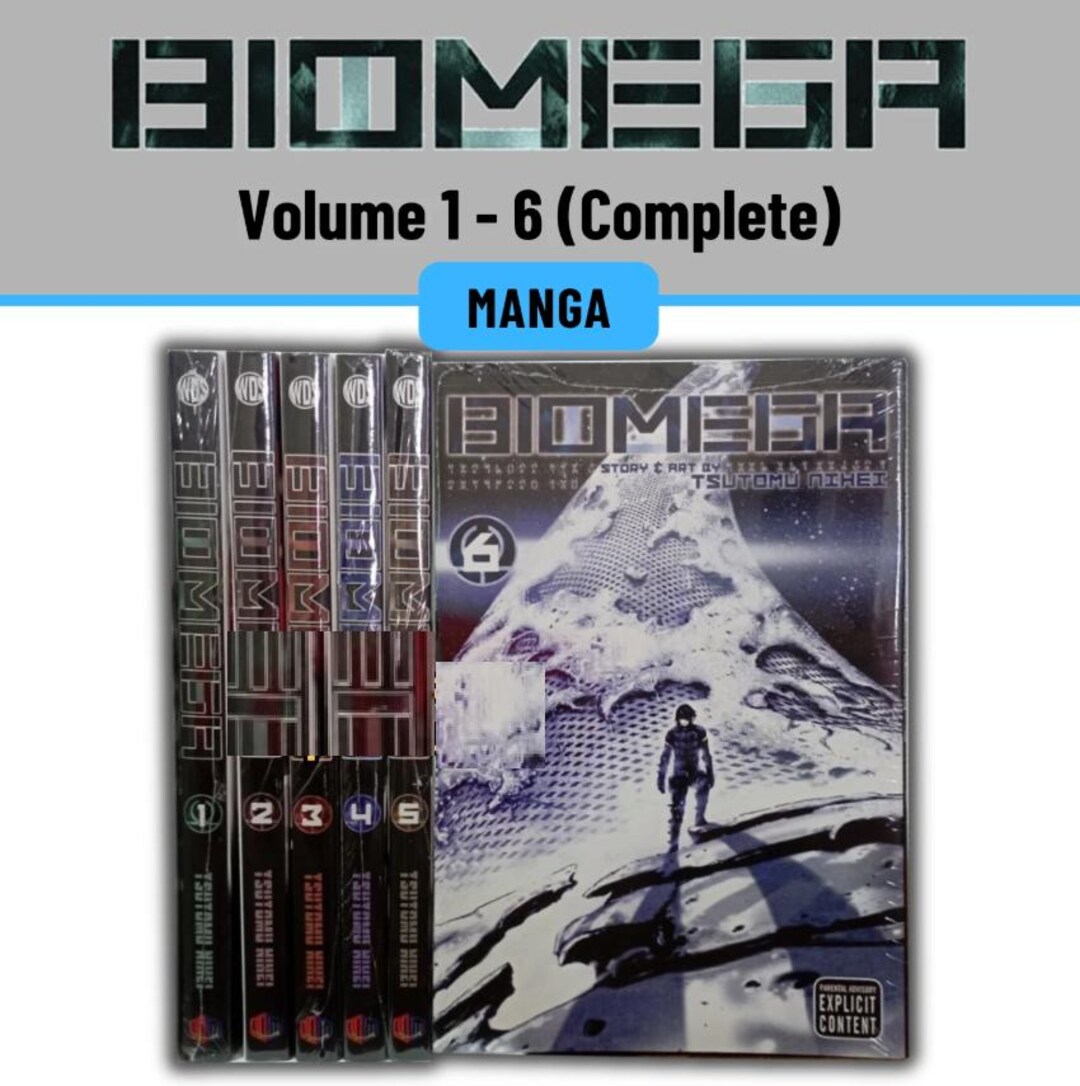 Biomega (vol 1-6) Manga Complete Set Full English Comic Book Series ...