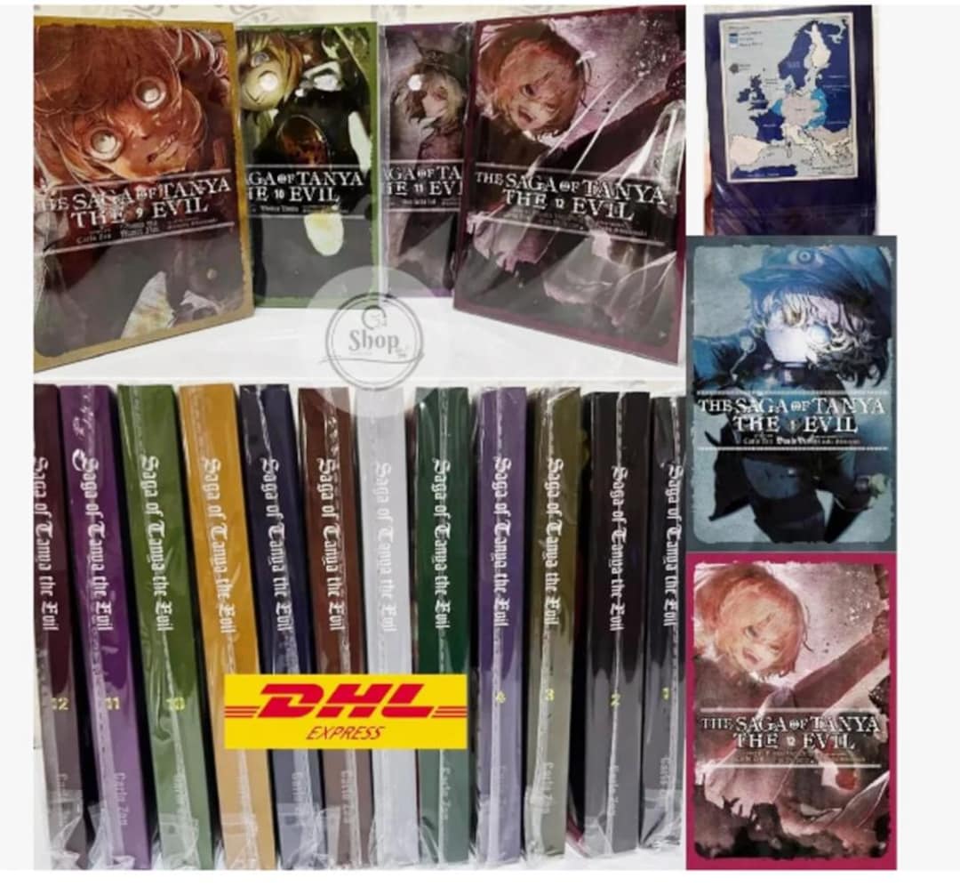 The Saga of Tanya the Evil Light Novel, Vol. 1-14 English Set - Etsy UK