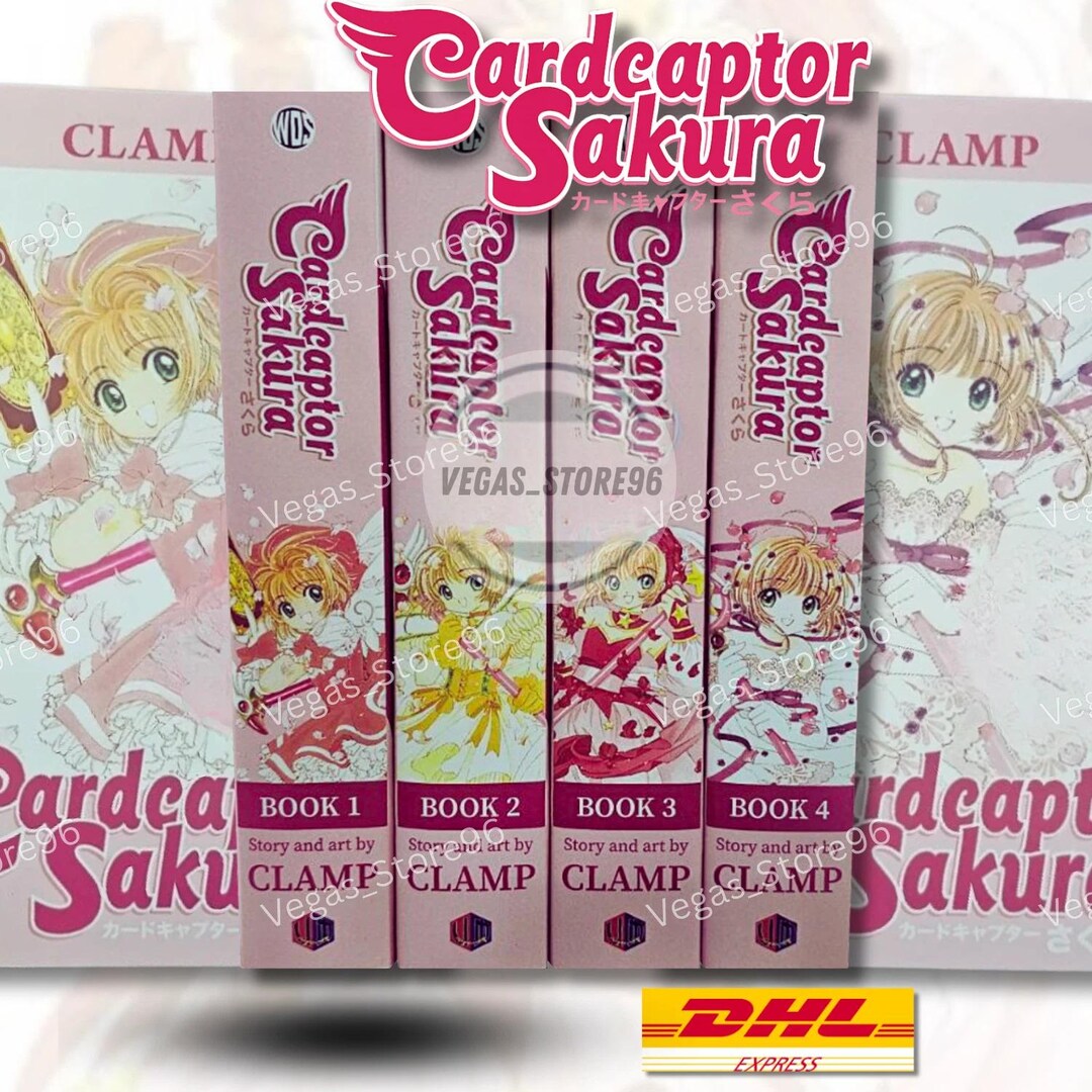 Cardcaptor Sakura (omnibus Version) Manga Vol. 1-4 End English Edition ...