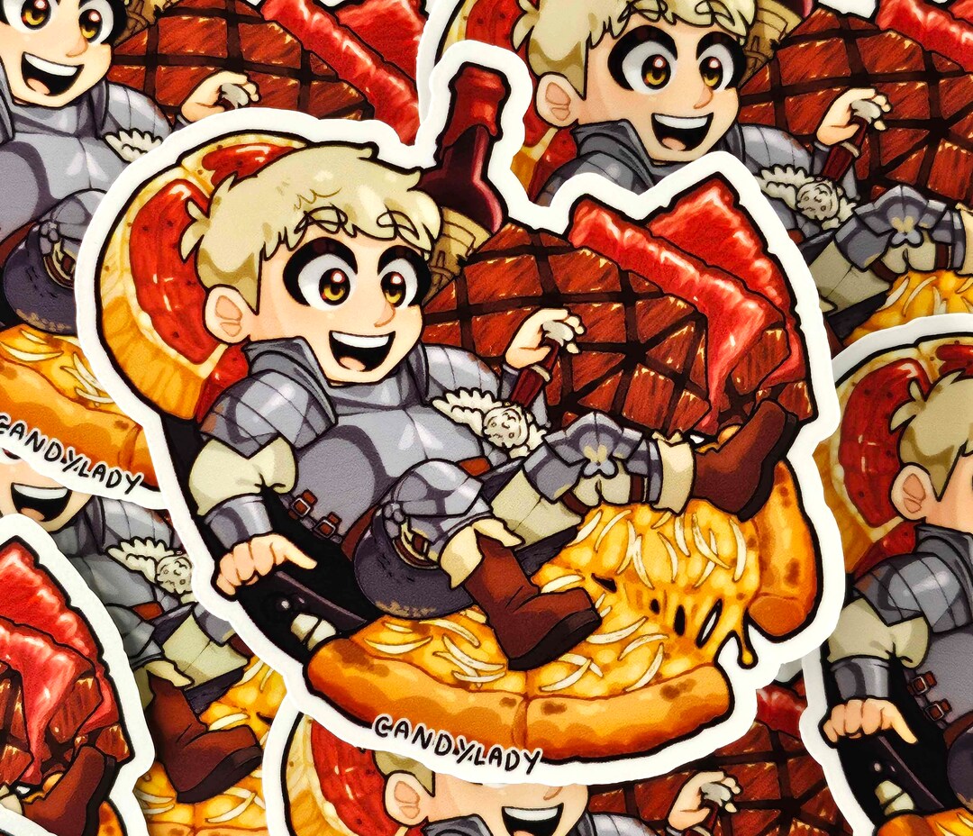 Chibi Laios and Dragon Meat Meal Waterproof Sticker - Etsy