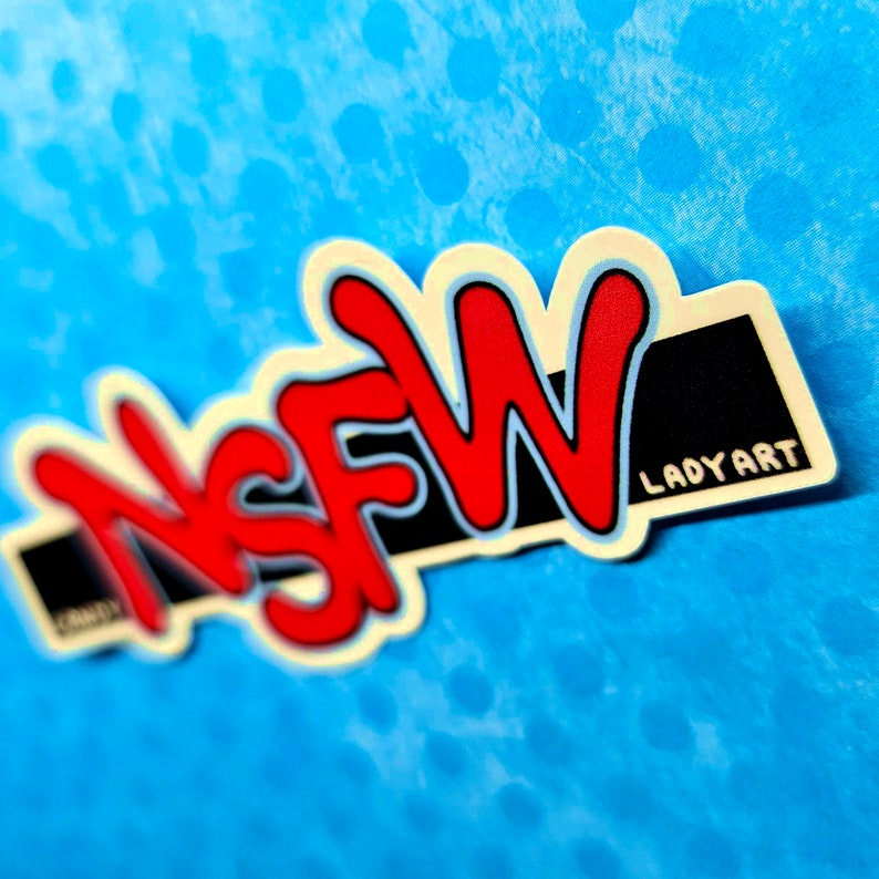 NSFW Censor Bar Waterproof Vinyl Sticker - Etsy