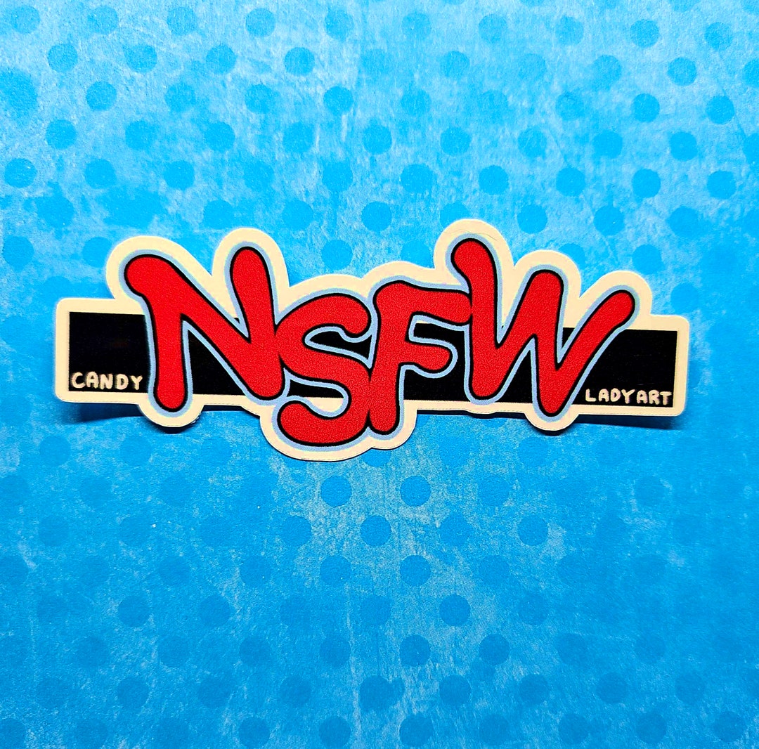 NSFW Censor Bar Waterproof Vinyl Sticker - Etsy