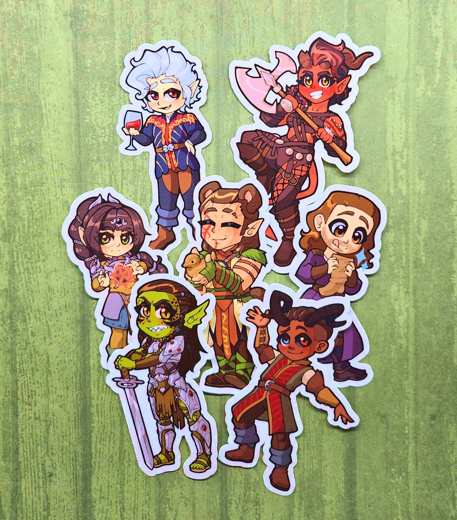Chibi Halsin Waterproof Sticker - Etsy