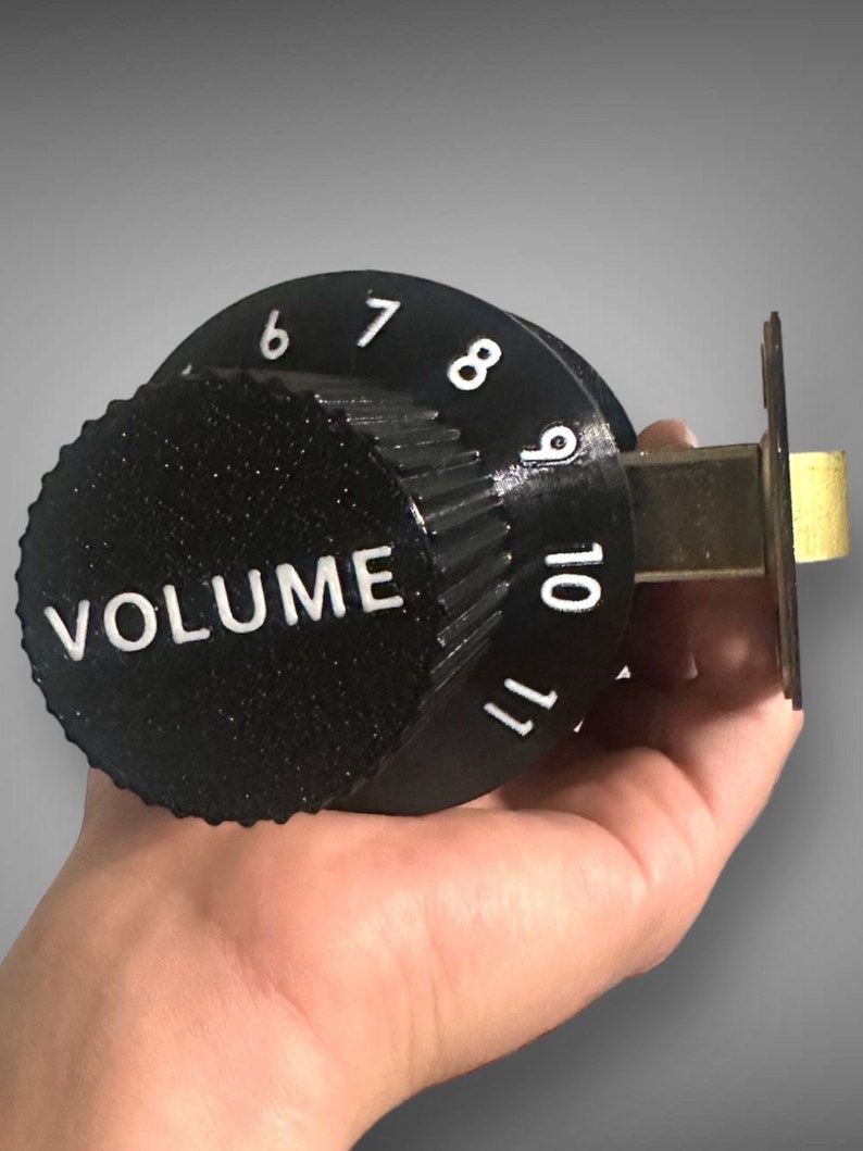 Guitar Volume Door Knob Set (these Go to 11) Unique Gift for Guitarists ...