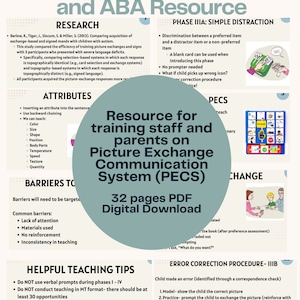 Picture Exchange Communication System (PECS) / Staff and Parent ...