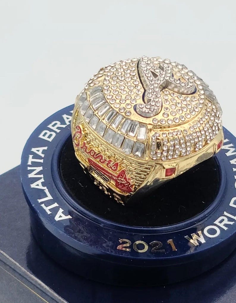 Atlanta Braves World Series Replica Ring SGA - Etsy