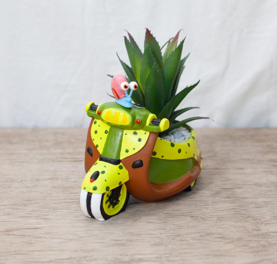 Sea Sponge Inspired Scooter Bike Planter - Etsy