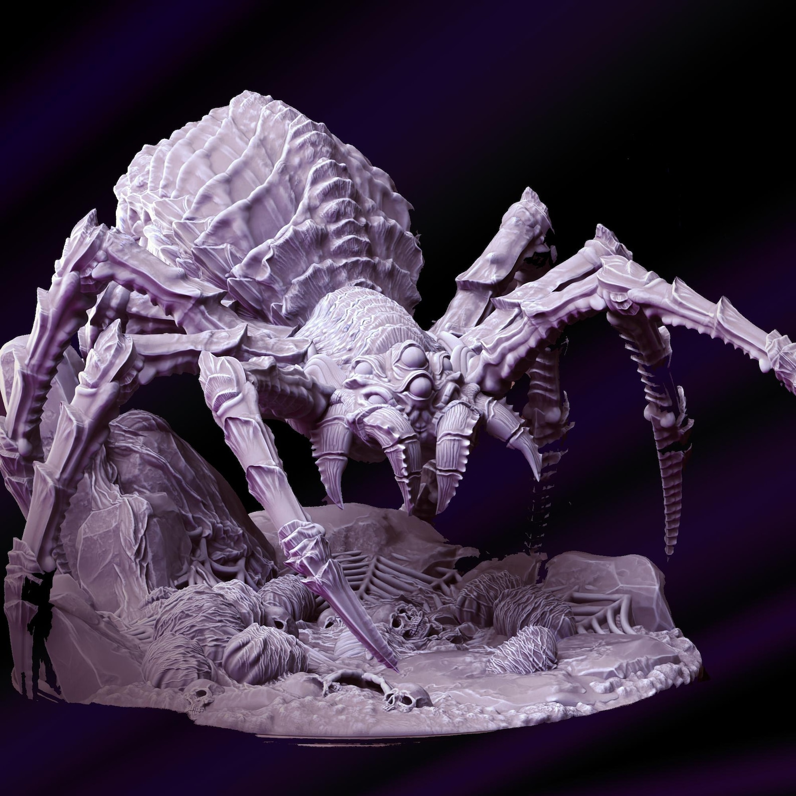 Underdark Cabal STL Bundle: D&D Drow and Drider Miniatures (digital ...