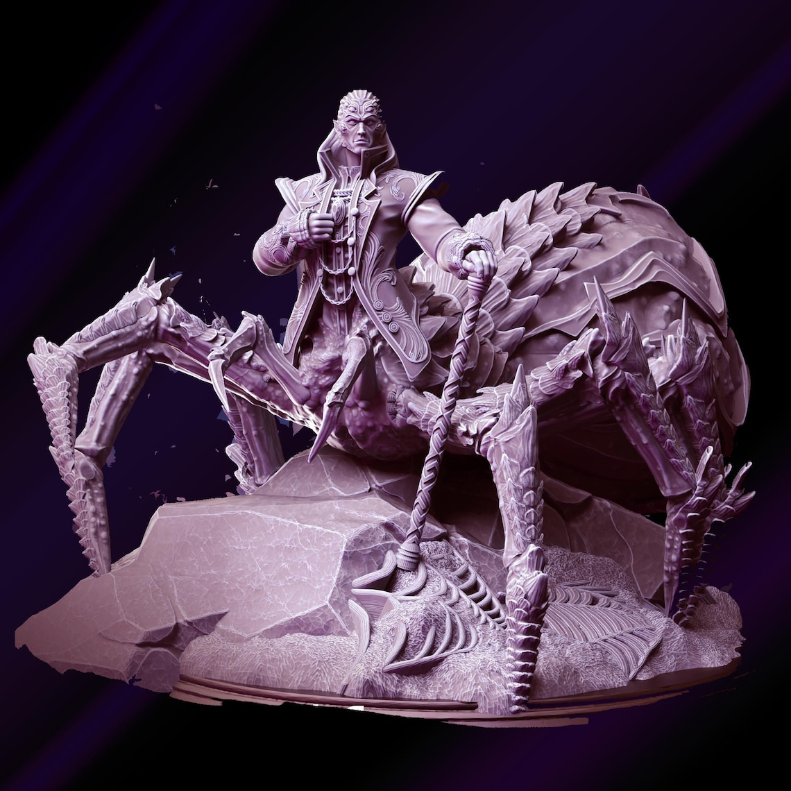 Underdark Cabal STL Bundle: D&D Drow and Drider Miniatures (digital ...