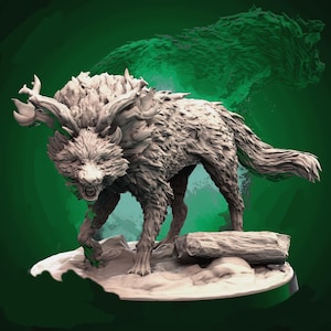 Feywild Hunters STL Bundle: D&D Satyr and Beast Miniatures (digital ...