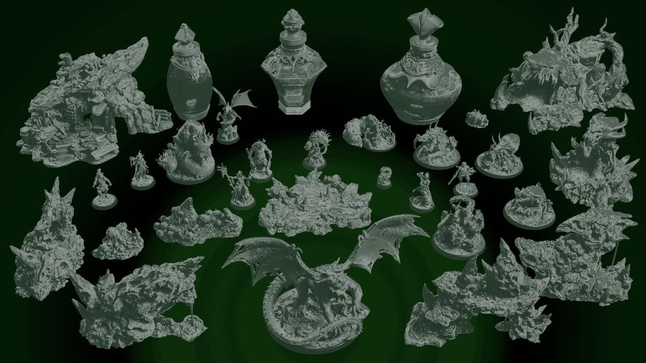 Insectoid Swarm STL Bundle - Premium-loot Bundle - D&D - Green Dragon ...