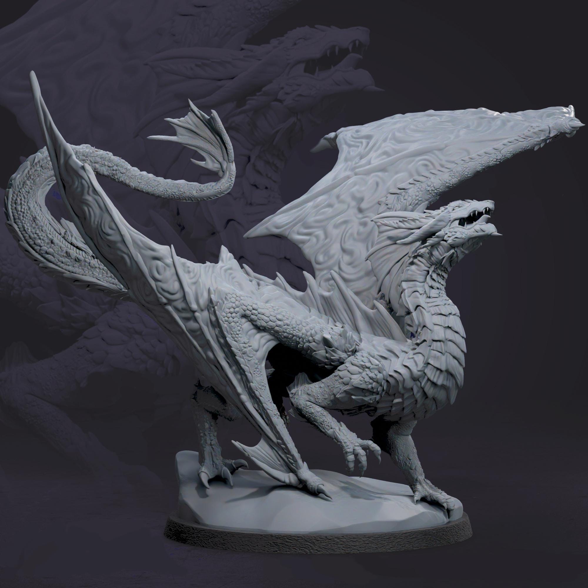 Kobold Keep STL Bundle: D&D Dragon and Kobold Miniatures (digital ...