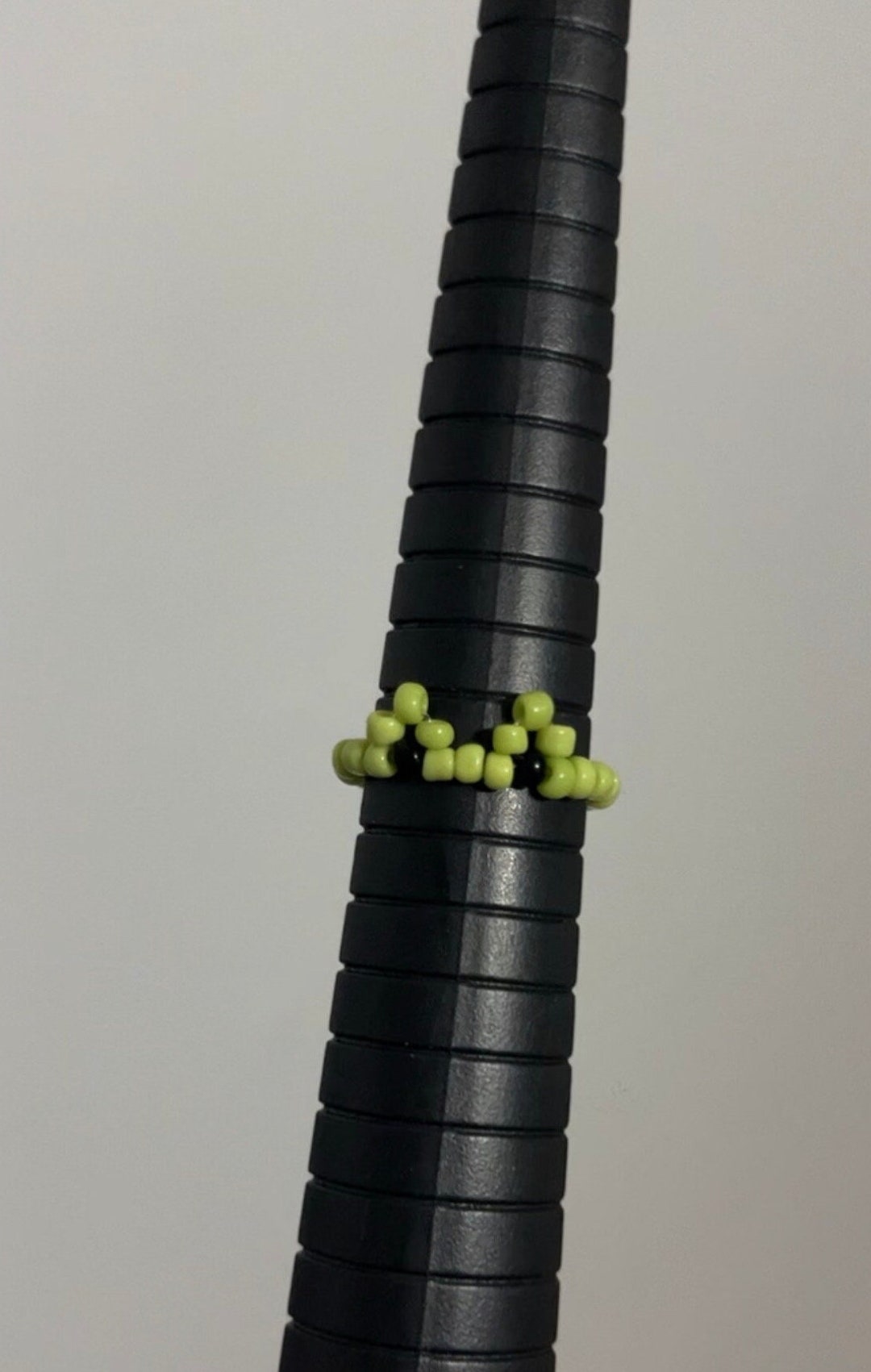 Hand Crafted Beaded Frog Ring - Etsy