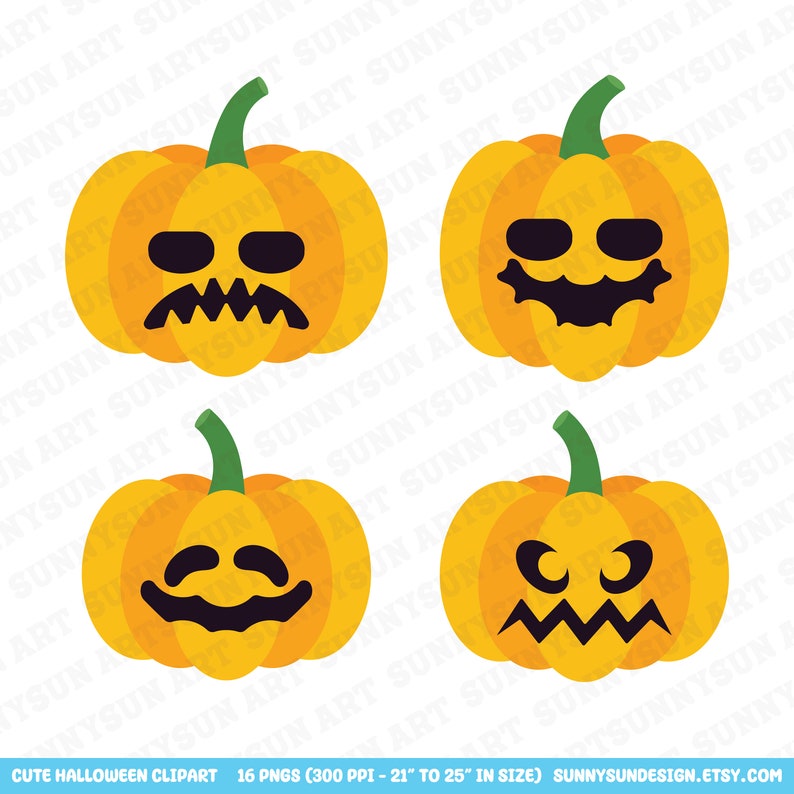 Pumpkin Carving Clipart, Scary Pumpkin Face, Jack O Lantern Face ...