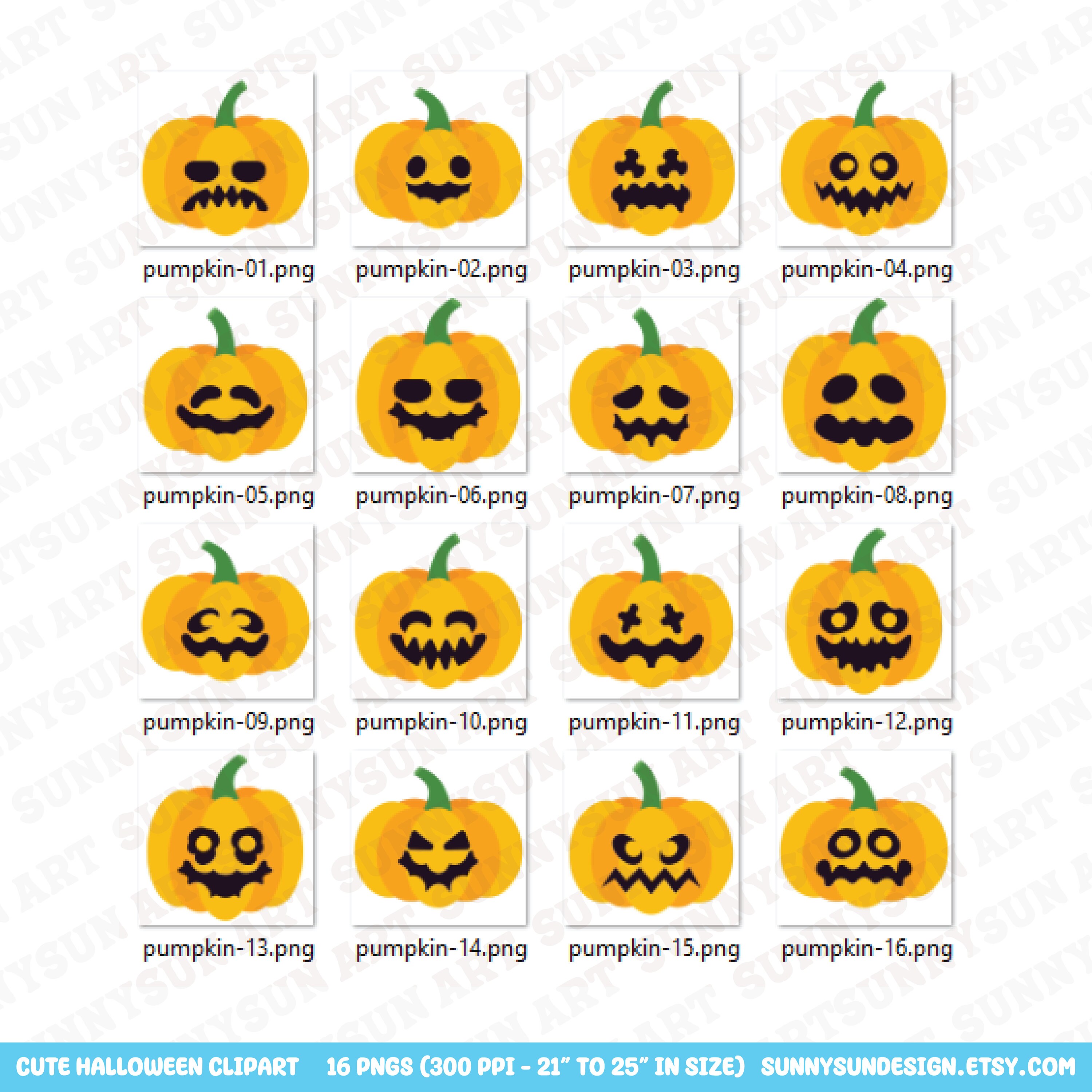 Pumpkin Carving Clipart, Scary Pumpkin Face, Jack O Lantern Face ...