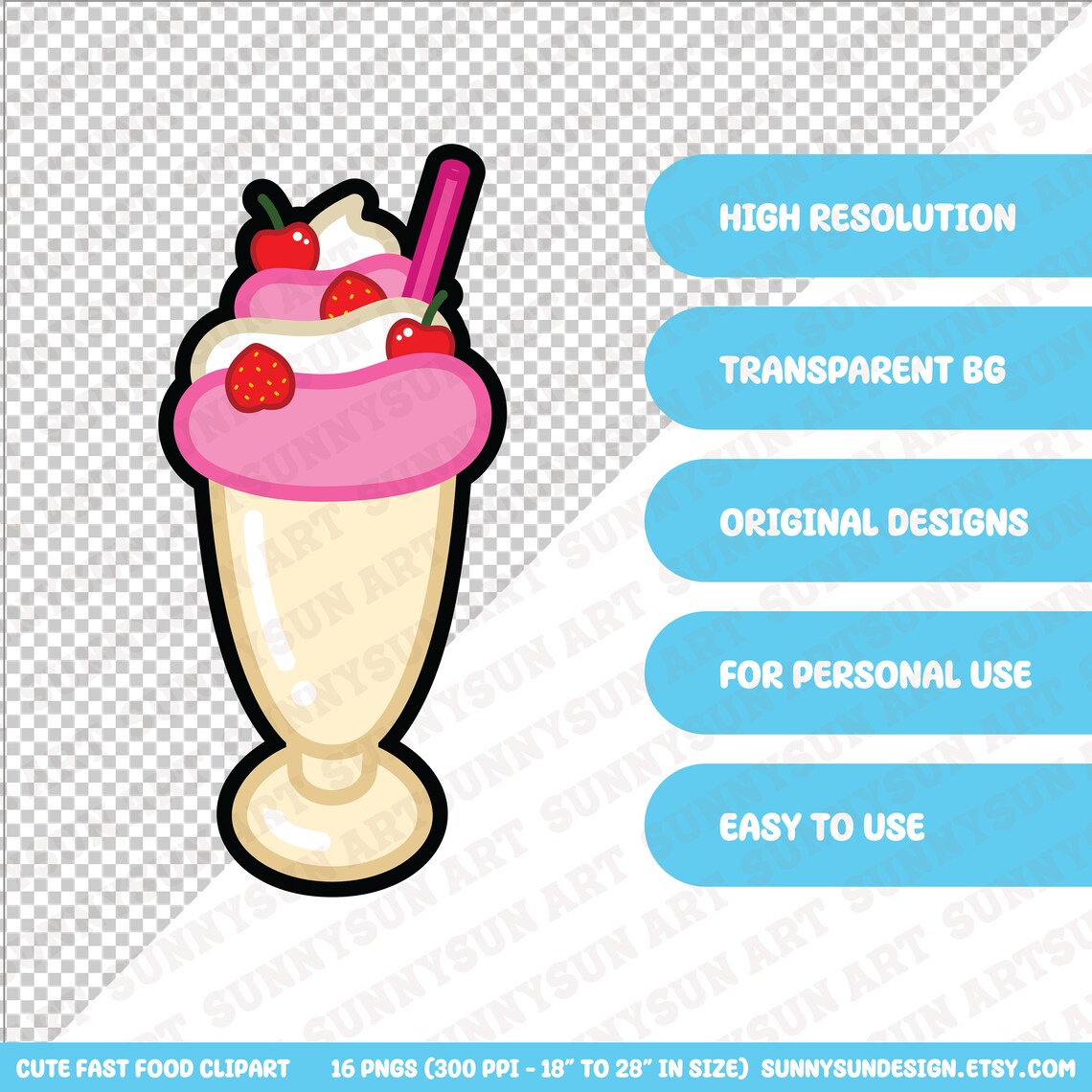 Cute Burger Clipart, Kawaii Fast Food, Junk Food, Pizza PNG, Ice Cream ...