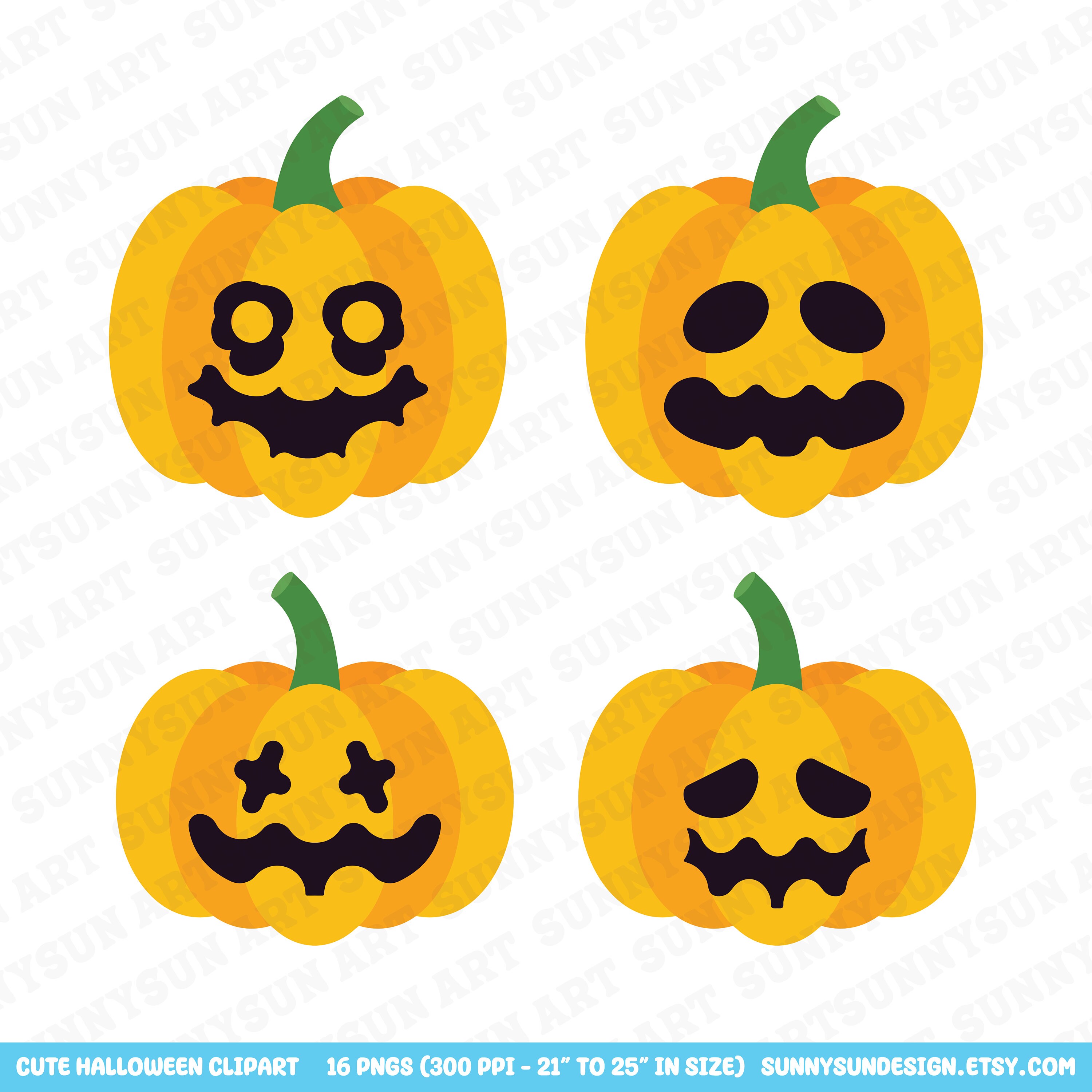 Pumpkin Carving Clipart, Scary Pumpkin Face, Jack O Lantern Face ...