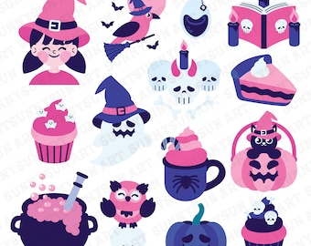 Cute Happy Halloween Clipart, Fall Autumn, Pumpkin Pngs, Sweet Candy ...