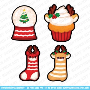 Cute Christmas Clipart, Merry Christmas Pngs, Winter Reindeer ...