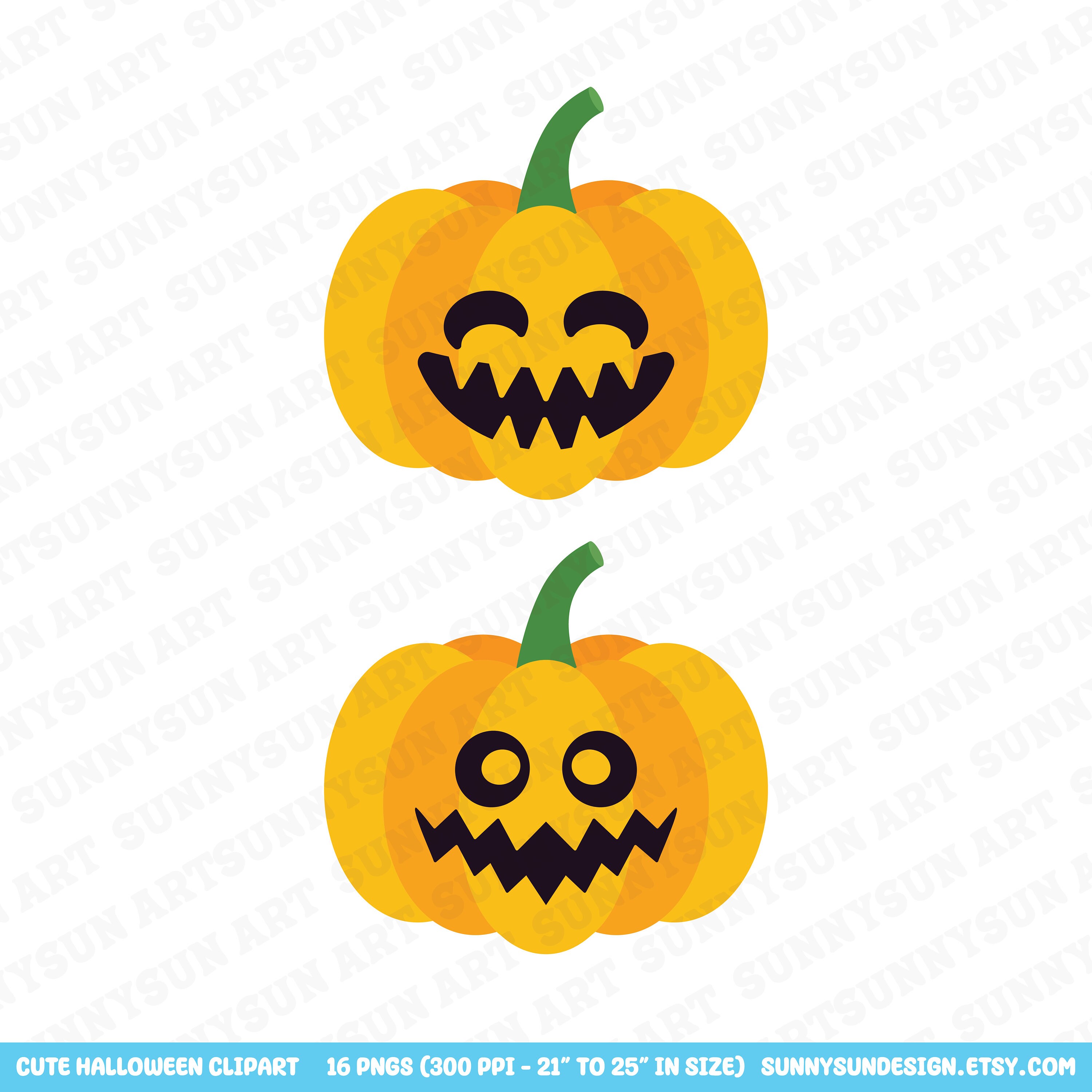 Pumpkin Carving Clipart, Scary Pumpkin Face, Jack O Lantern Face ...