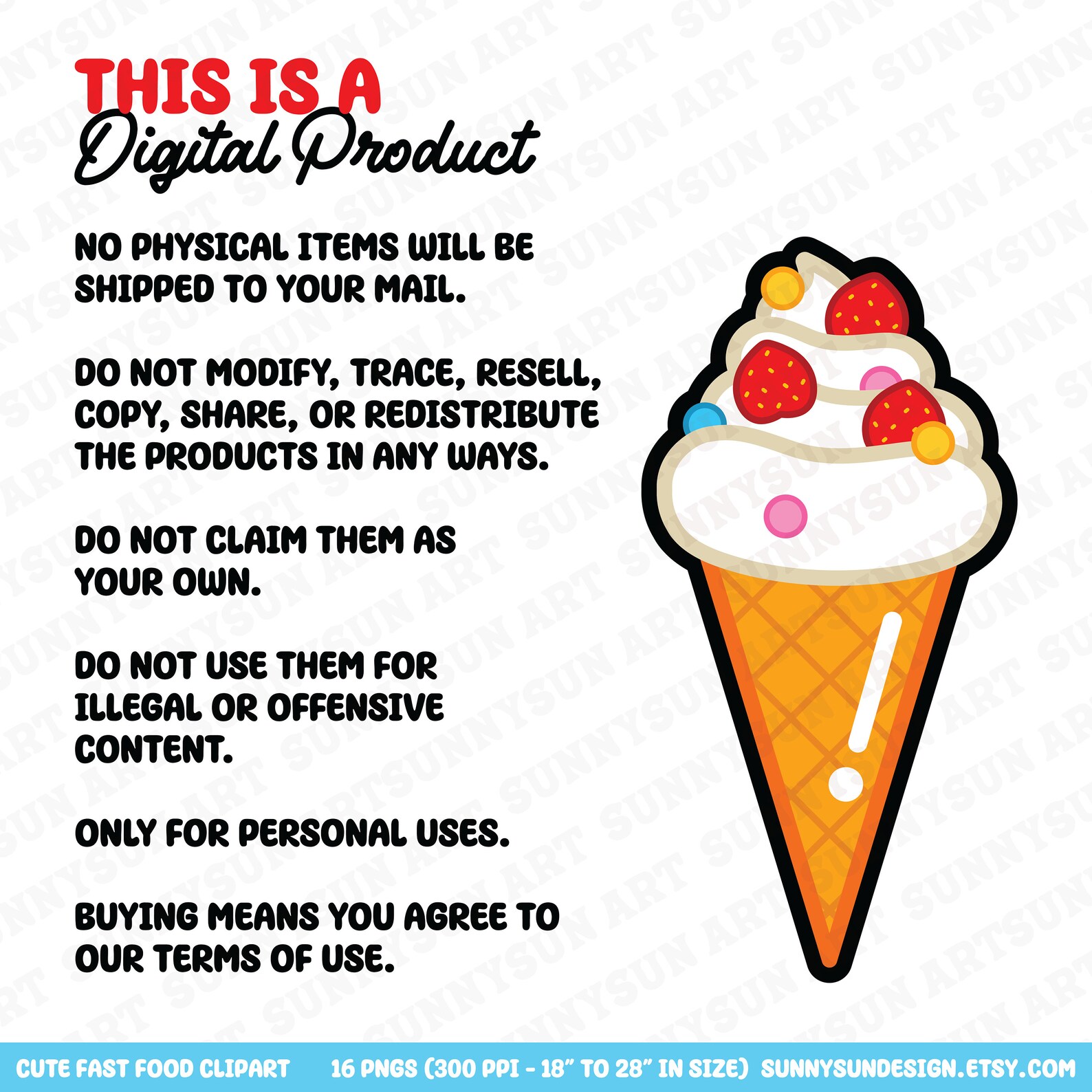 Cute Burger Clipart, Kawaii Fast Food, Junk Food, Pizza PNG, Ice Cream ...