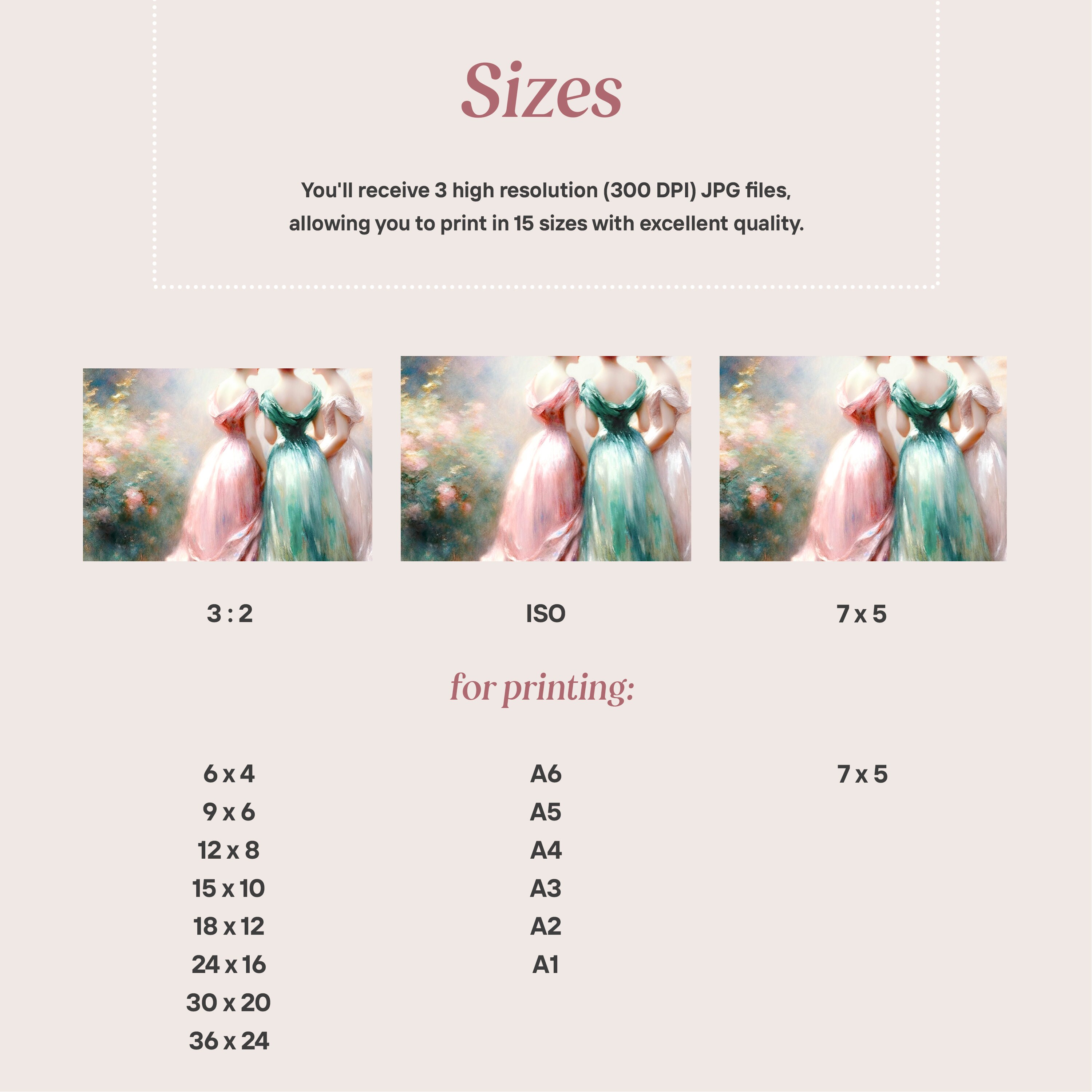 Pastel Regency Artwork, Dreamy Victorian Women Impressionism Painting ...