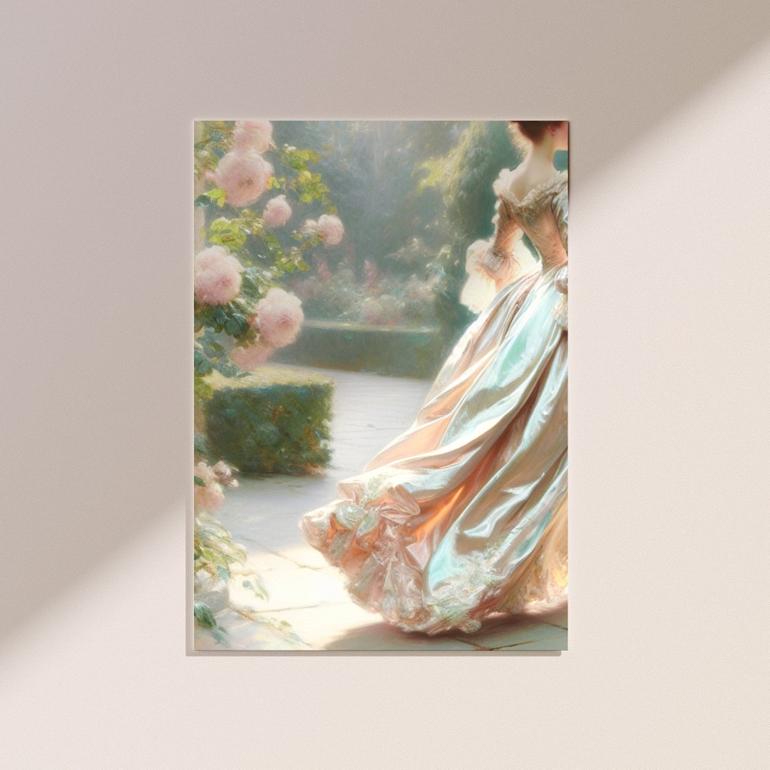 Dreamy Romantic Academia Regency Artwork, Royalcore Coquette Princess ...