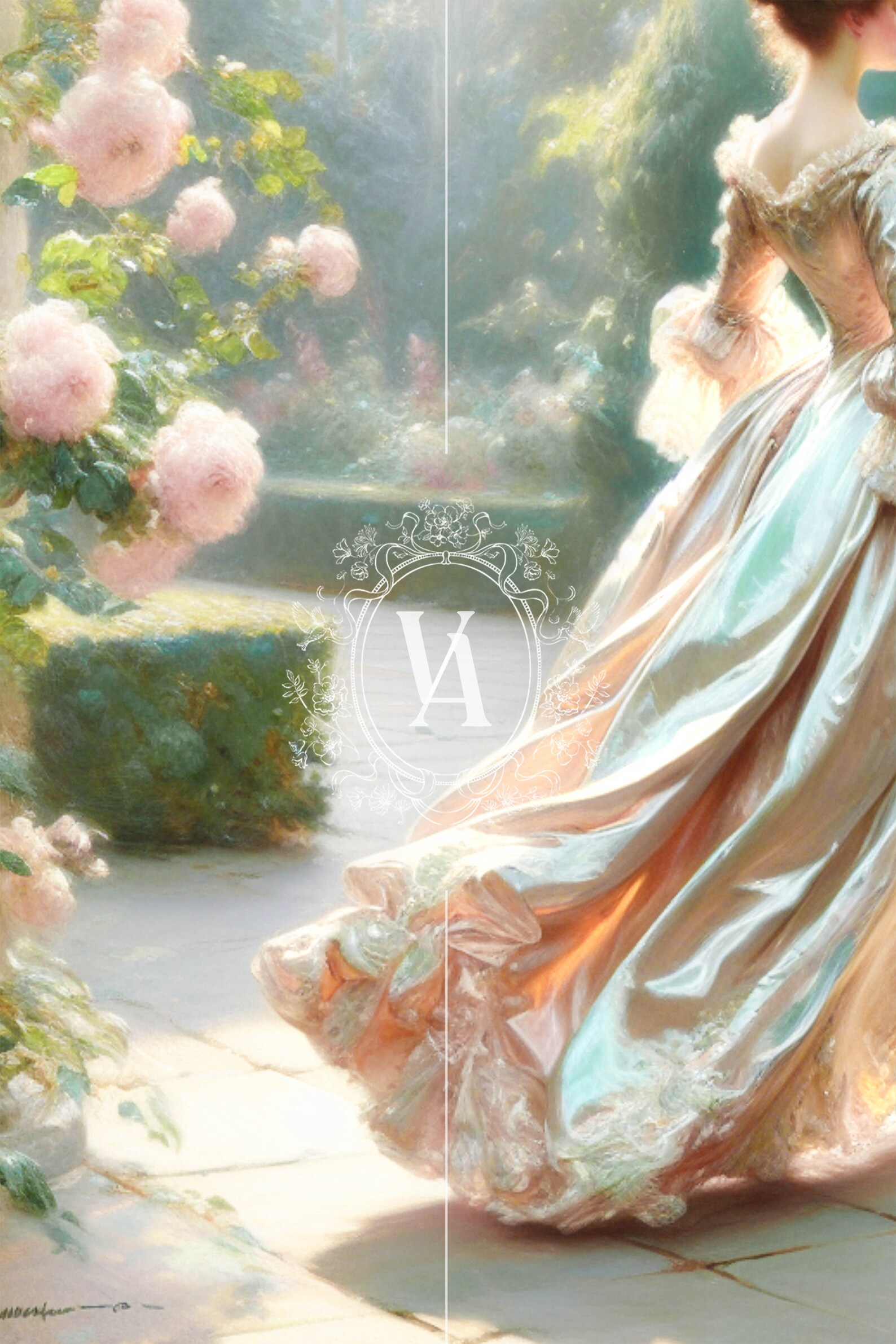 Dreamy Romantic Academia Regency Artwork, Royalcore Coquette Princess ...