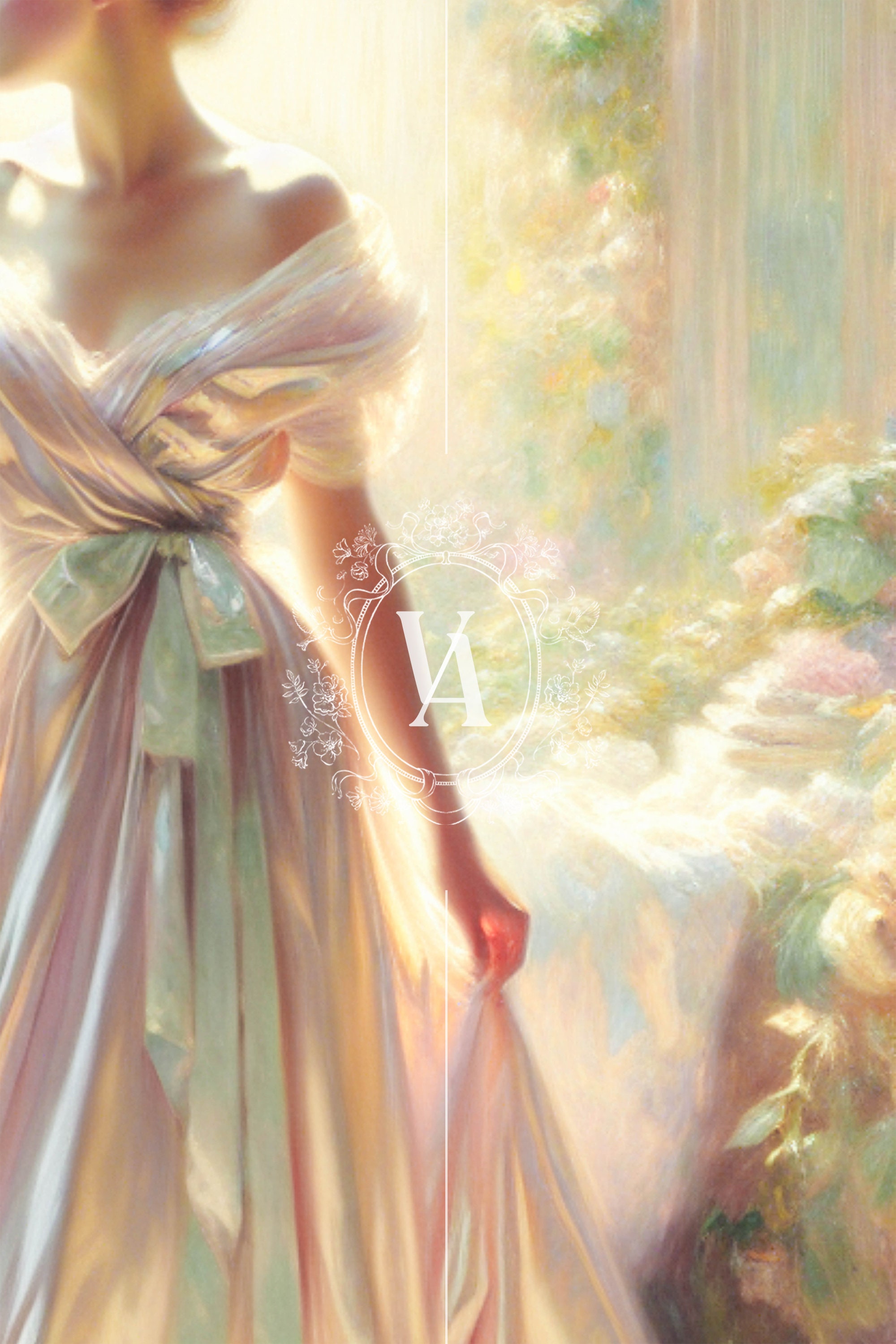 Pastel Aesthetic Regency Artwork, Dreamy Ethereal Princess Aesthetic ...