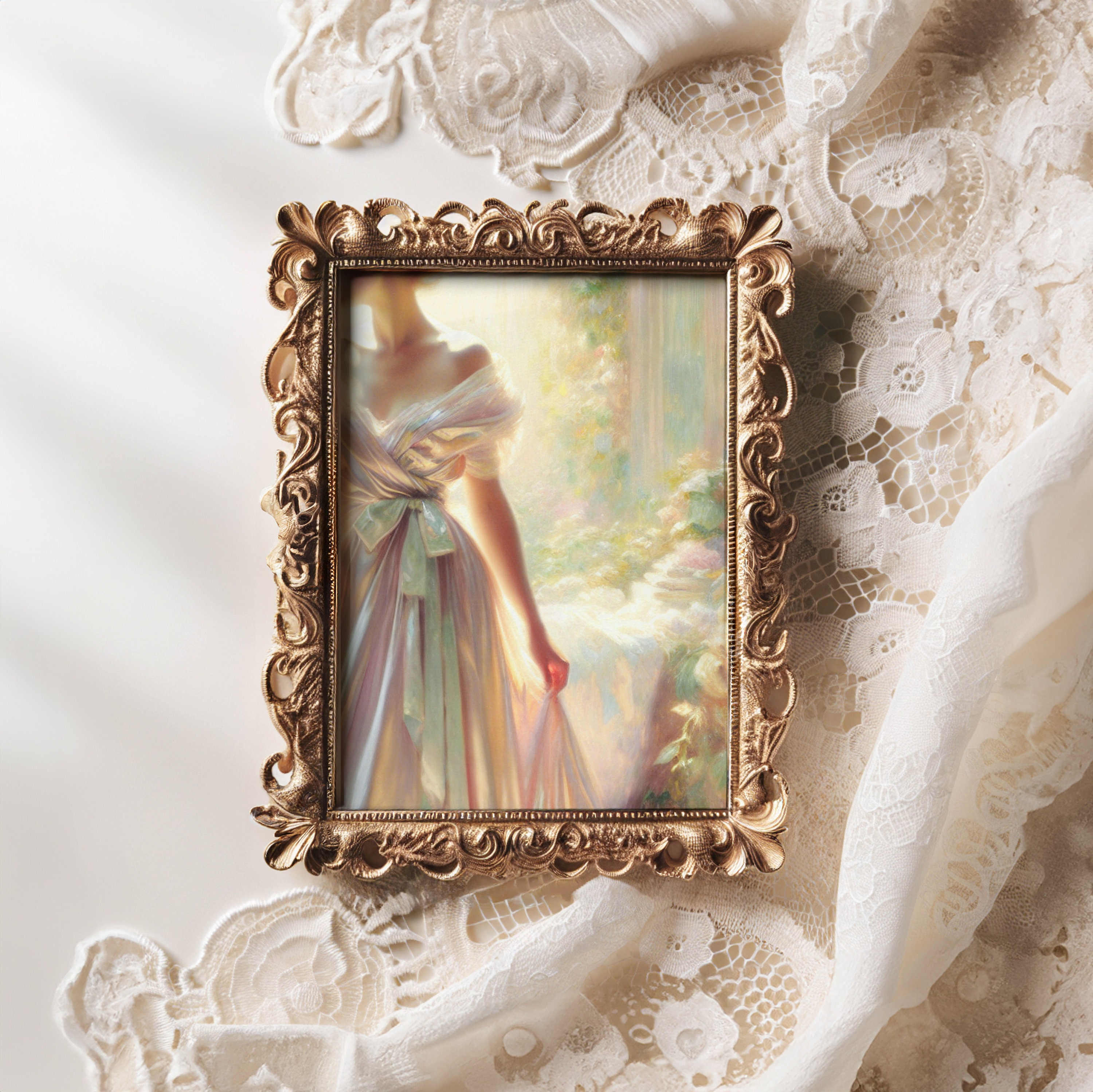 Pastel Aesthetic Regency Artwork, Dreamy Ethereal Princess Aesthetic ...