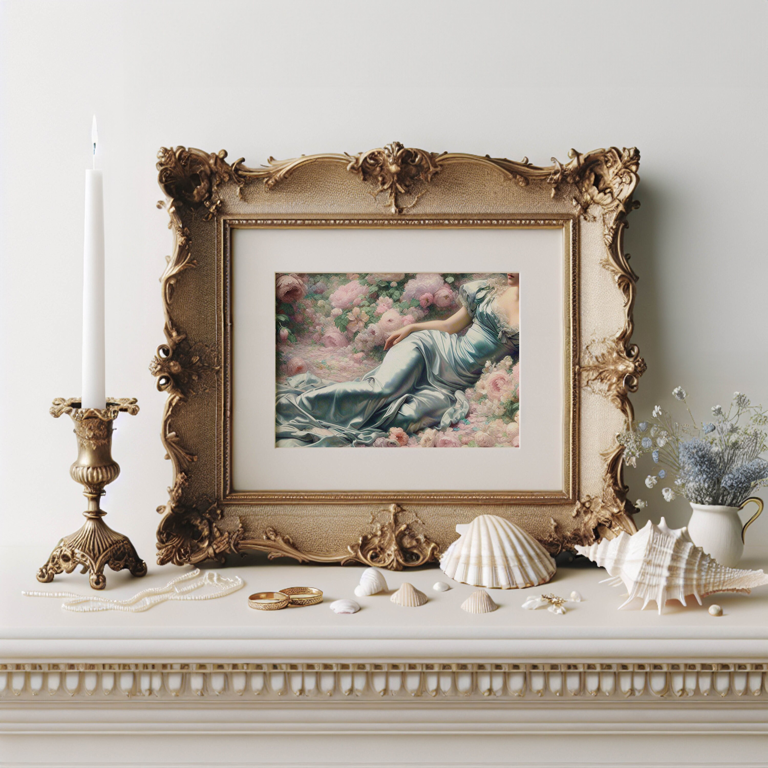 Coquette Romanticism Art, Softgirl Dreamy Romantic Era, Rococo ...