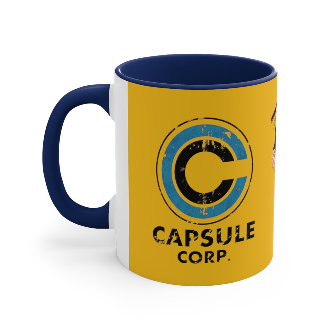 Capsule Corp. Future Trunks DBS Accent Coffee Mug, 11oz, Dragon Ball ...