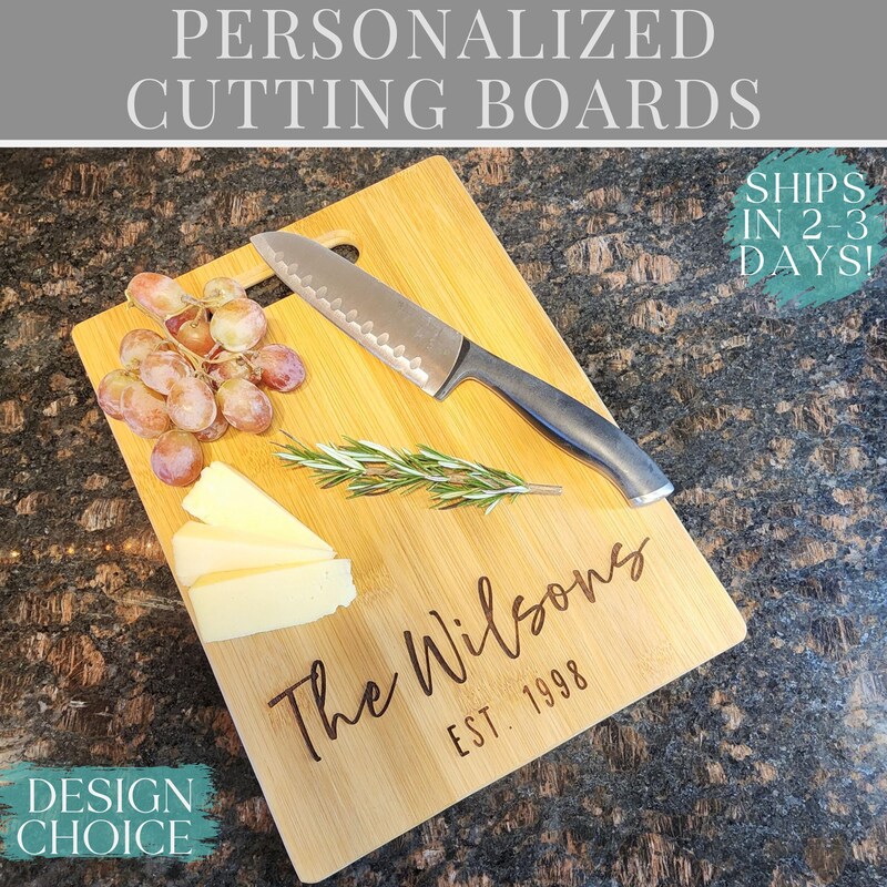 Monogram Cutting Board - Etsy