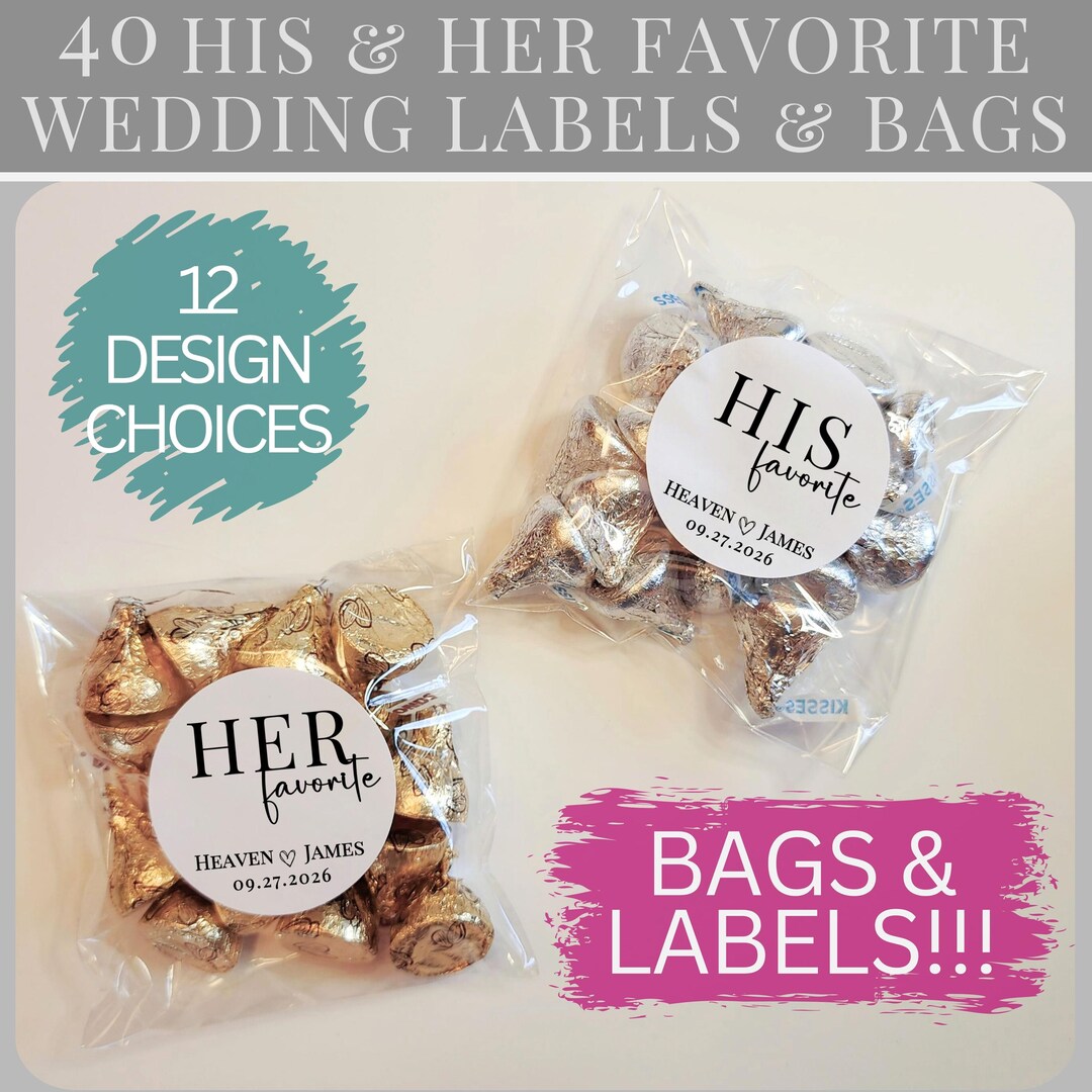 Personalized Wedding Favors for Guest Wedding Bags Personalized Favor ...