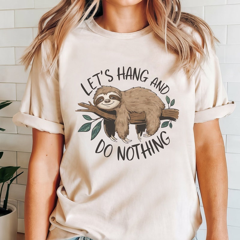 Sloth Shirt - Etsy