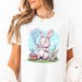 Funny 4/20 Easter Bunny Smoking Joint Shirt Stoner Weed Holiday Graphic ...