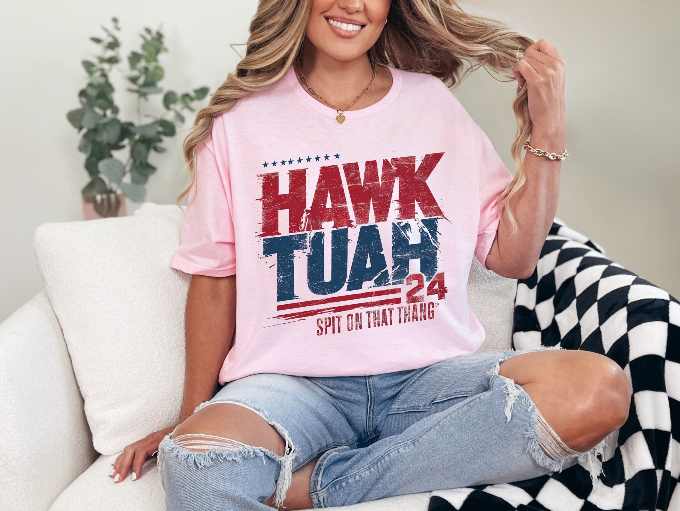 Hawk Tuah Shirt Hawk Tuah Spit on That Thang Shirt Viral Tee Hawk Tuah ...