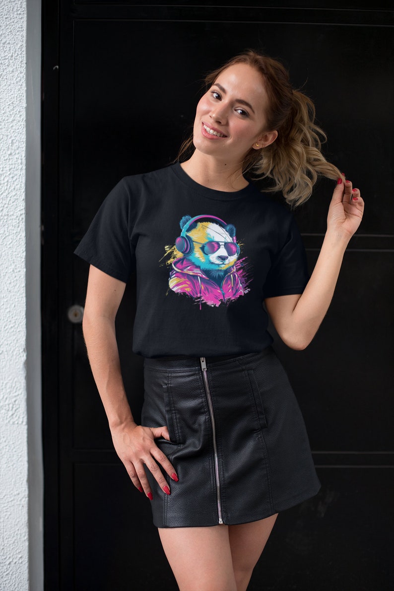 Panda Shirt Retro Cute Panda Shirt 90s Themed Shirt Panda Bear Shirt - Etsy