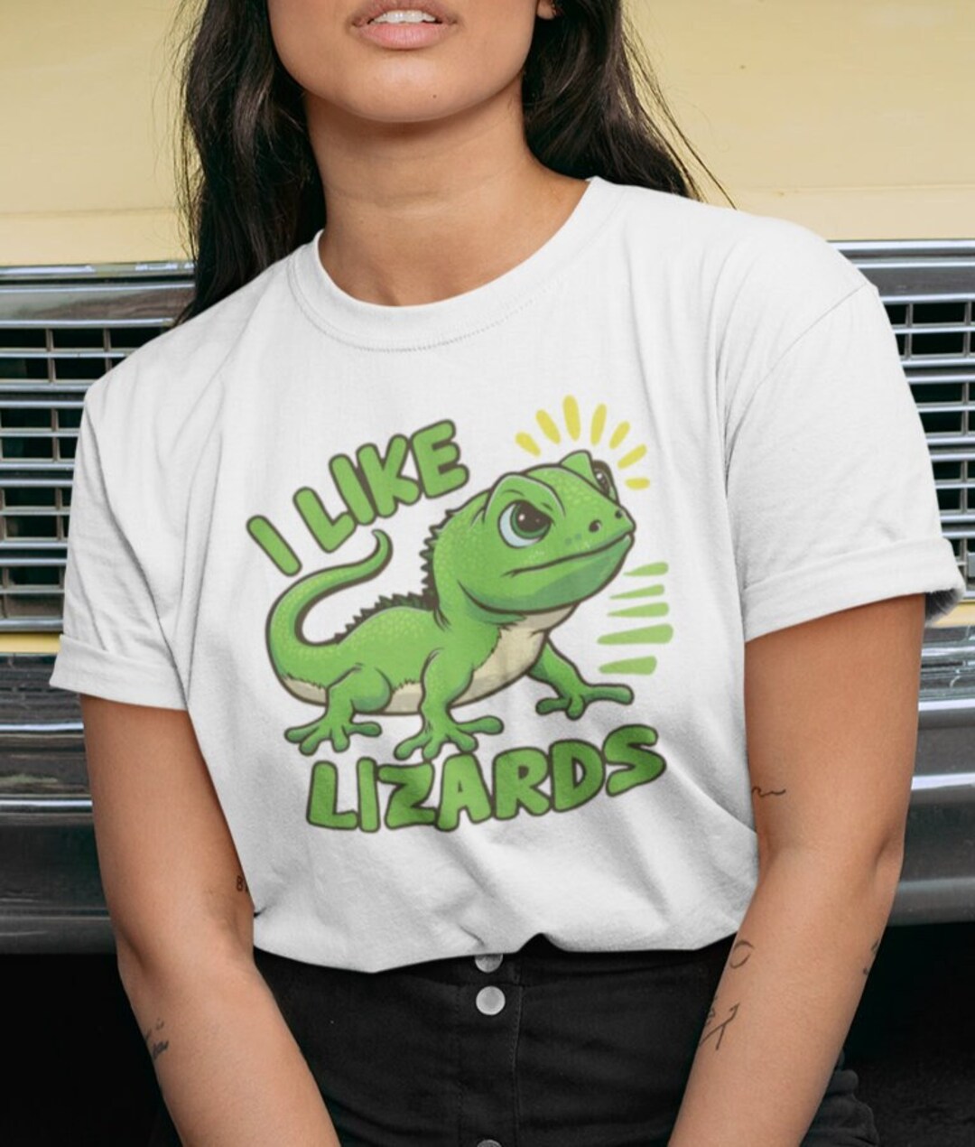 Lizard Shirt Cute Lizard Lover Gift Funny Lizard Mom Dad Tee Reptile ...