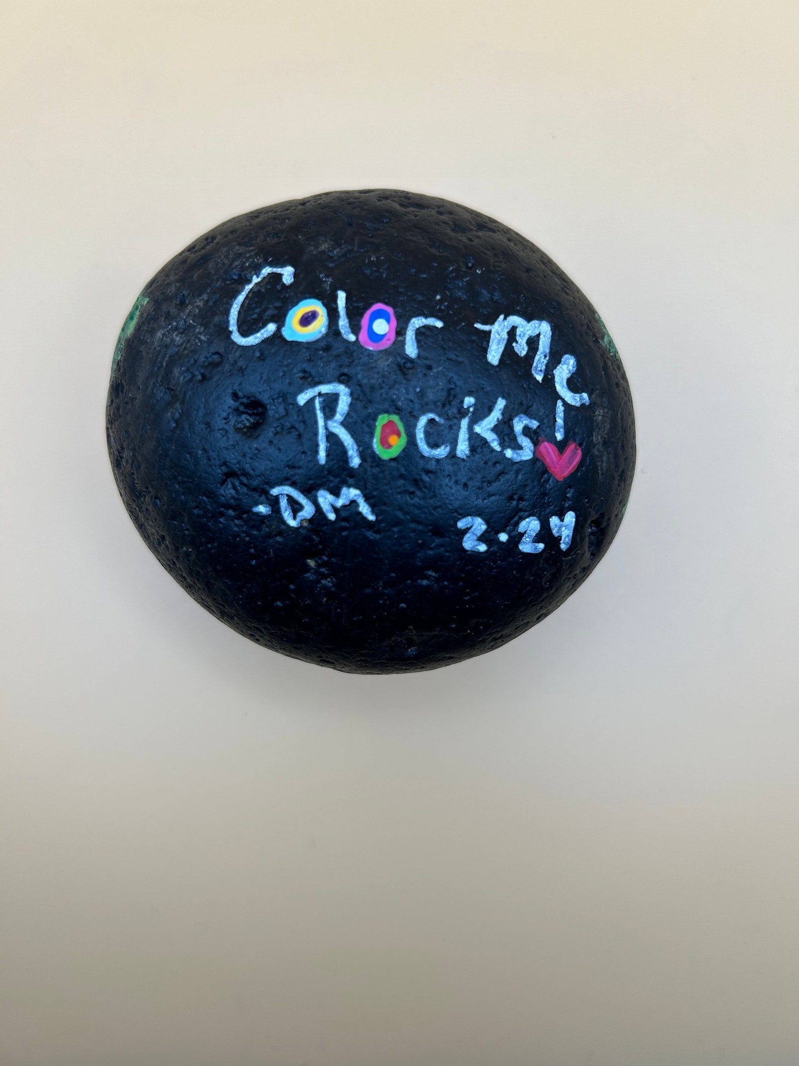 Rose Garden Painted Rock-hand Painted Rose Rock-rock Art-stone Art ...