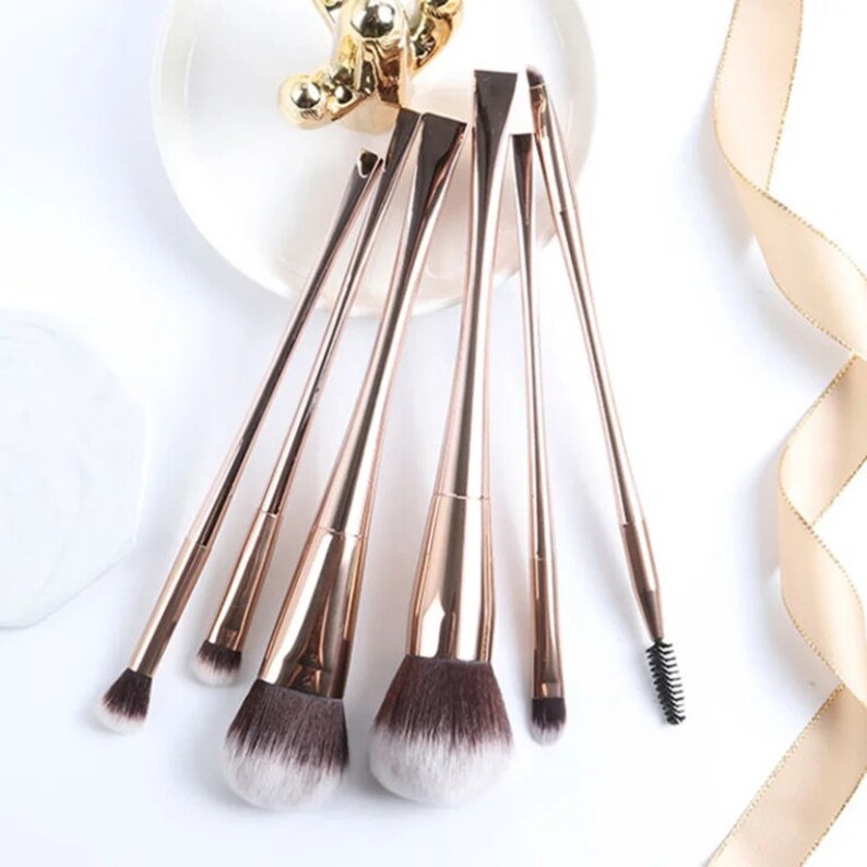Essential Beauty Kit 6PCS Brush Set Luxury Full-size Makeup Set for ...