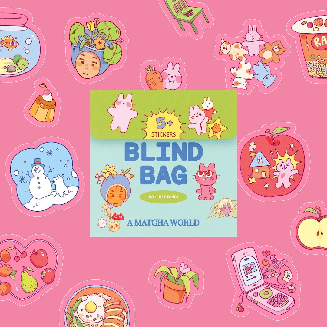 Blind Sticker Pack - Etsy