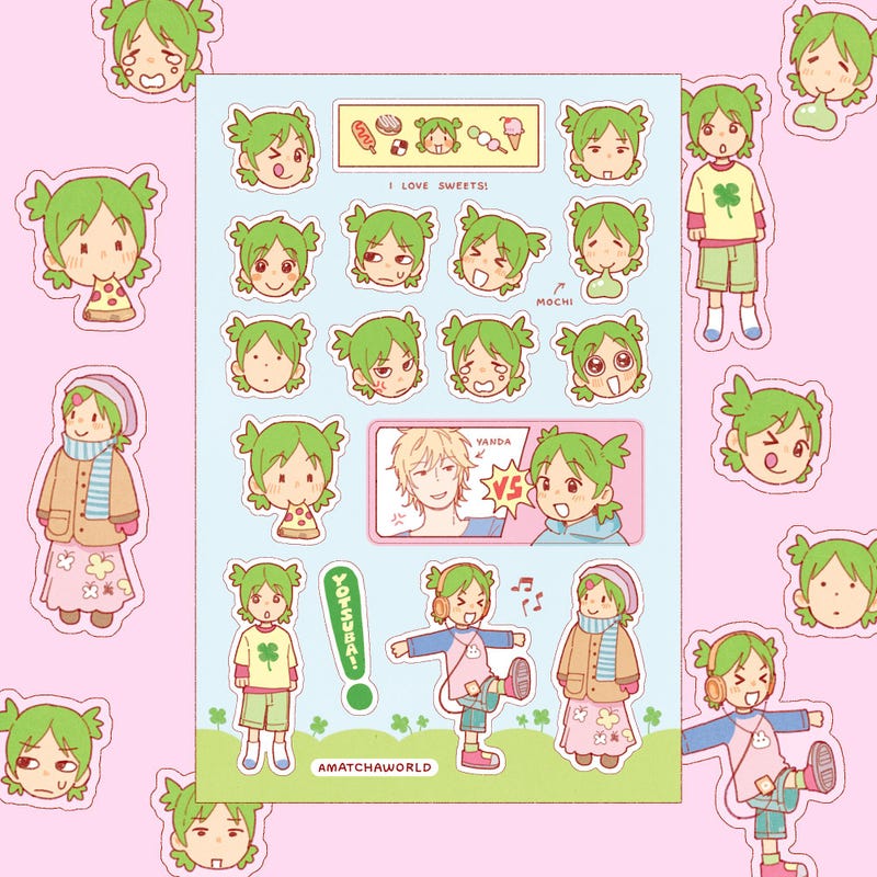 Clear Stickers of Girls - Etsy