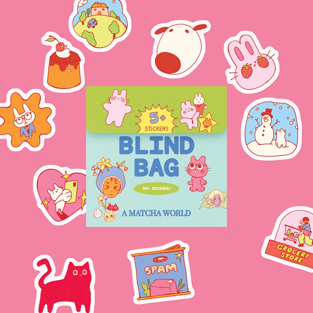 Blind Sticker Pack - Etsy