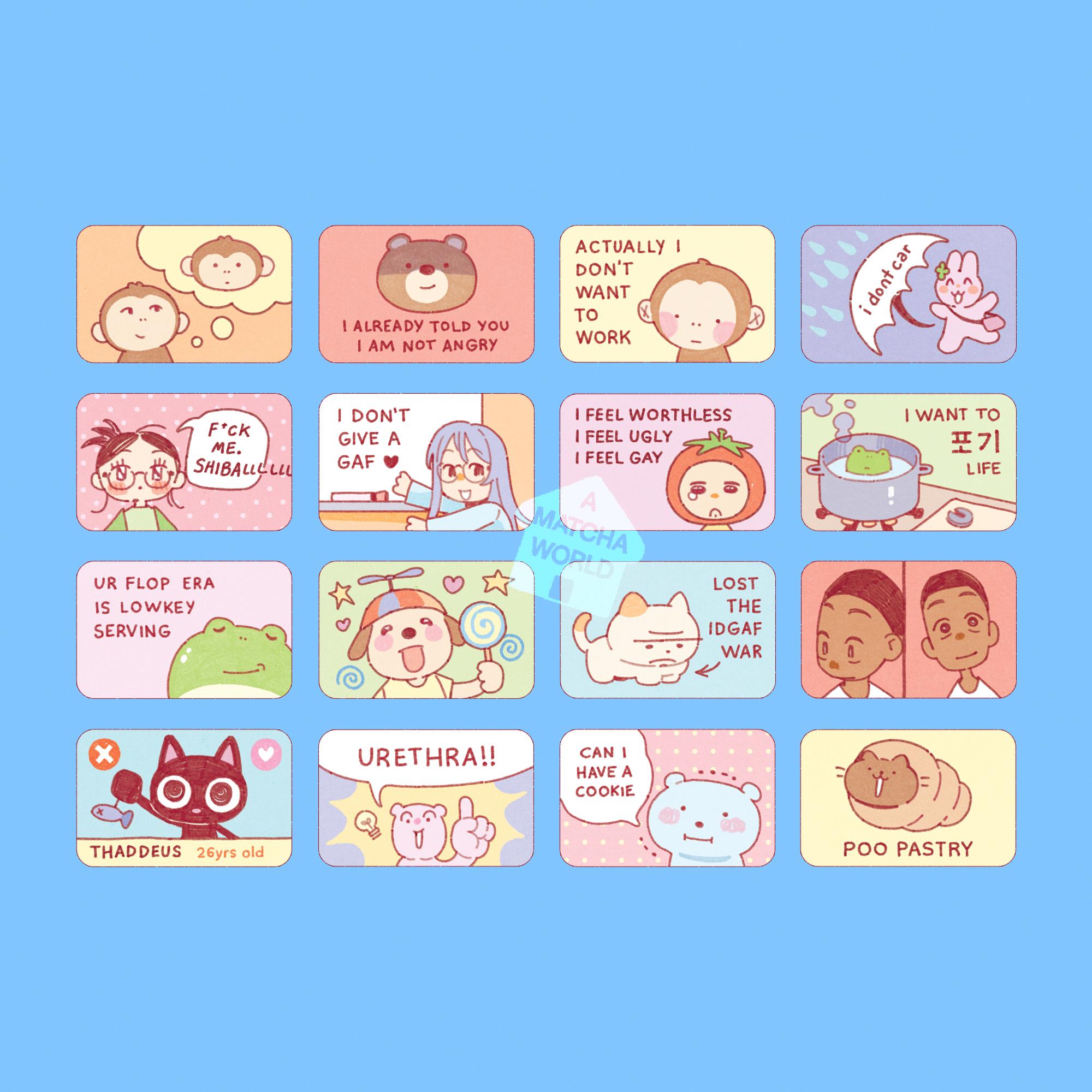 Serious Sticker Sheets - Etsy