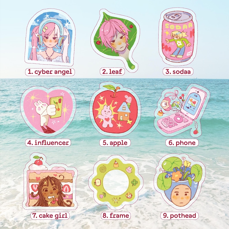 Blind Sticker Pack - Etsy