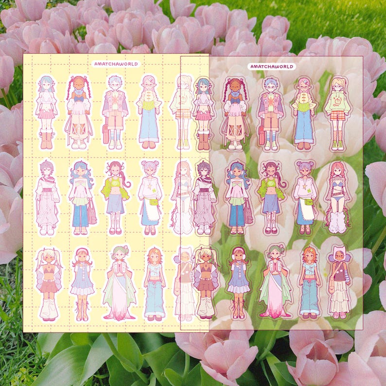 OOTD Sticker Sheet - Etsy
