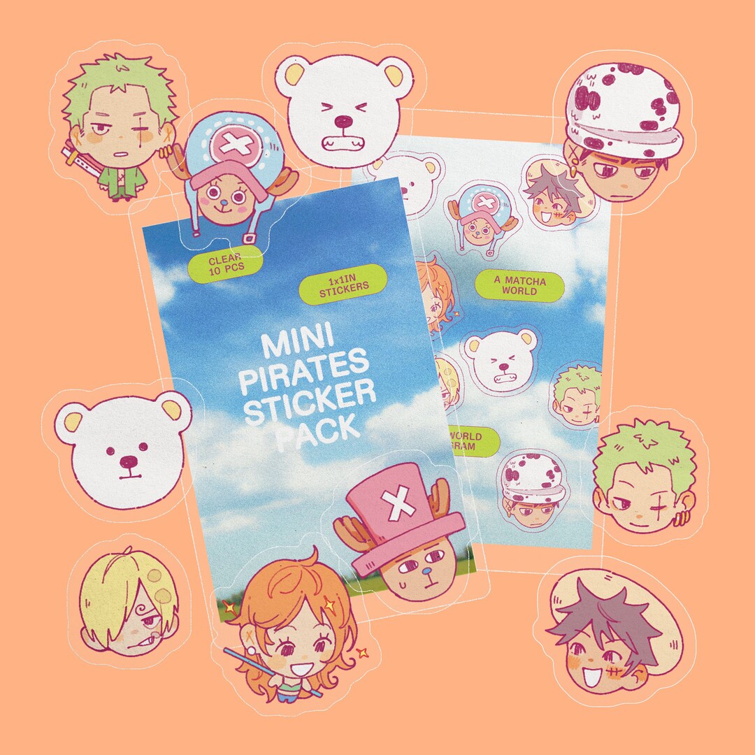 Mini Pirates Sticker Pack - Etsy